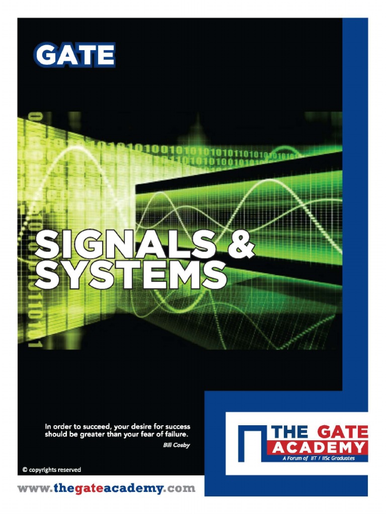 GATE Signals & Systems Book | Download Free PDF | Signal (Electrical ...