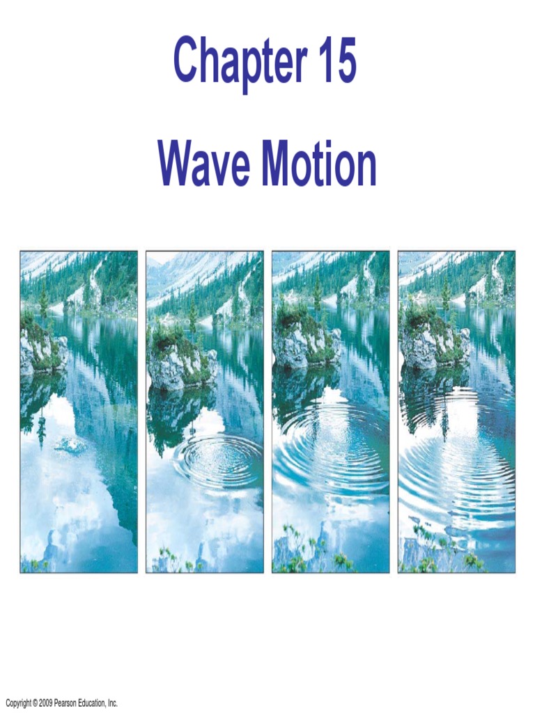 Wave Motion | PDF | Waves | Wavelength