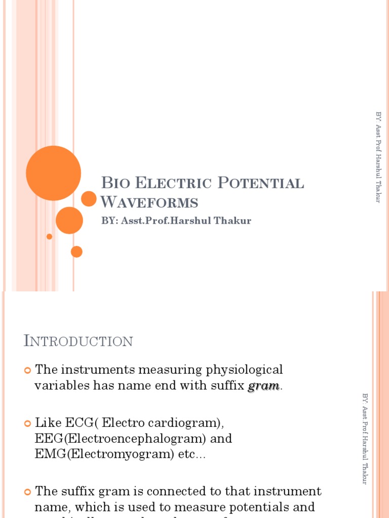 Bio - Electric Potential Waveforms | PDF | Electroencephalography ...