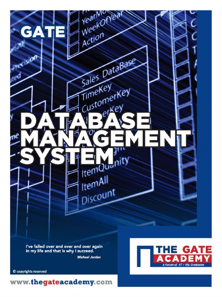 GATE Data Base Management System Book | PDF | Conceptual Model | Data Model