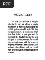 Example of Research Setting | PDF