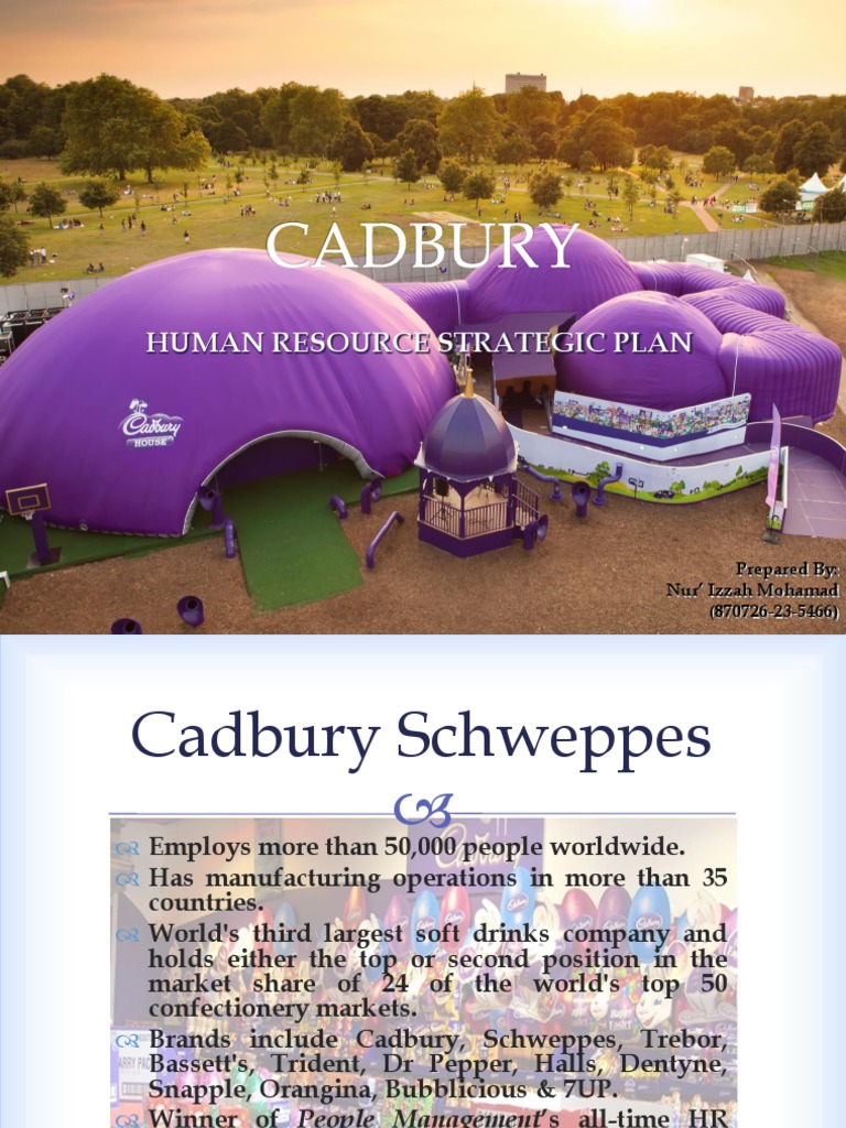 Cadbury HR Strategic Plan Overview | PDF