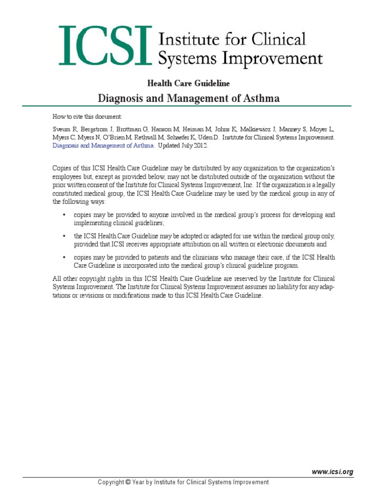 Asthma Journal | PDF