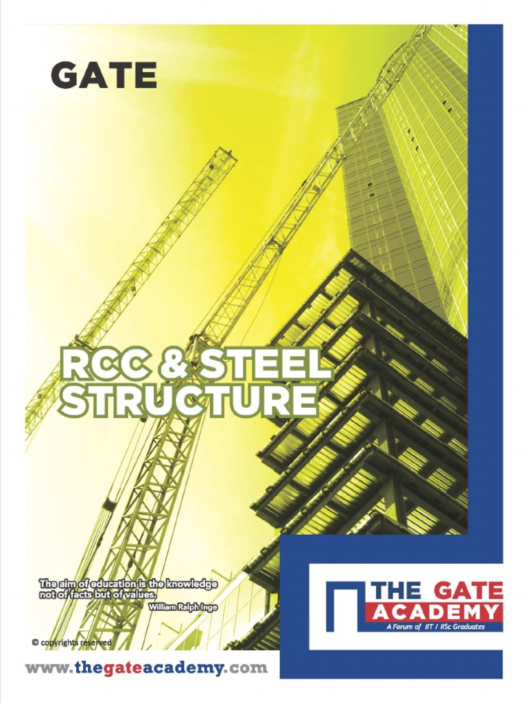 GATE RCC & Steel Structures Book | PDF | Aluminium Oxide | Beam (Structure)