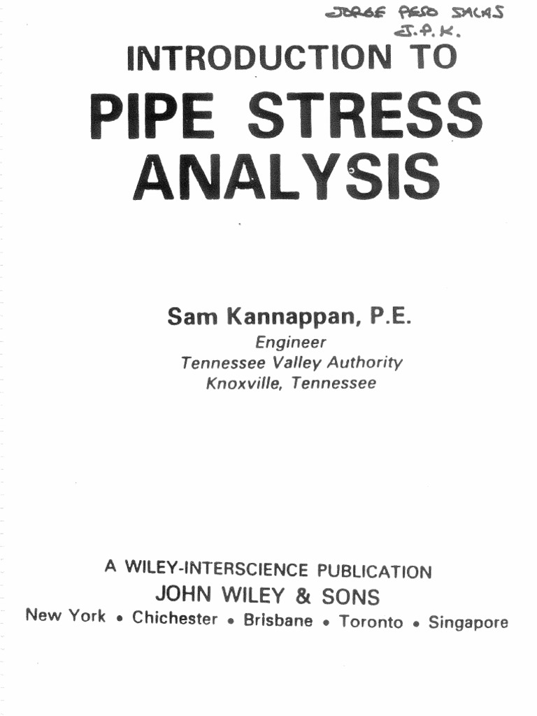 Piping - Introduction To Pipe Stress Analysis | PDF