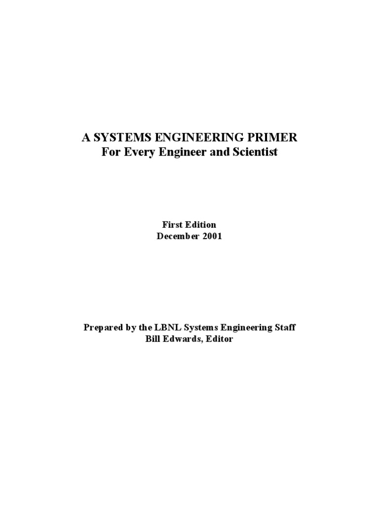 Systems Engineering Guide for R&D | PDF | Reliability Engineering | System
