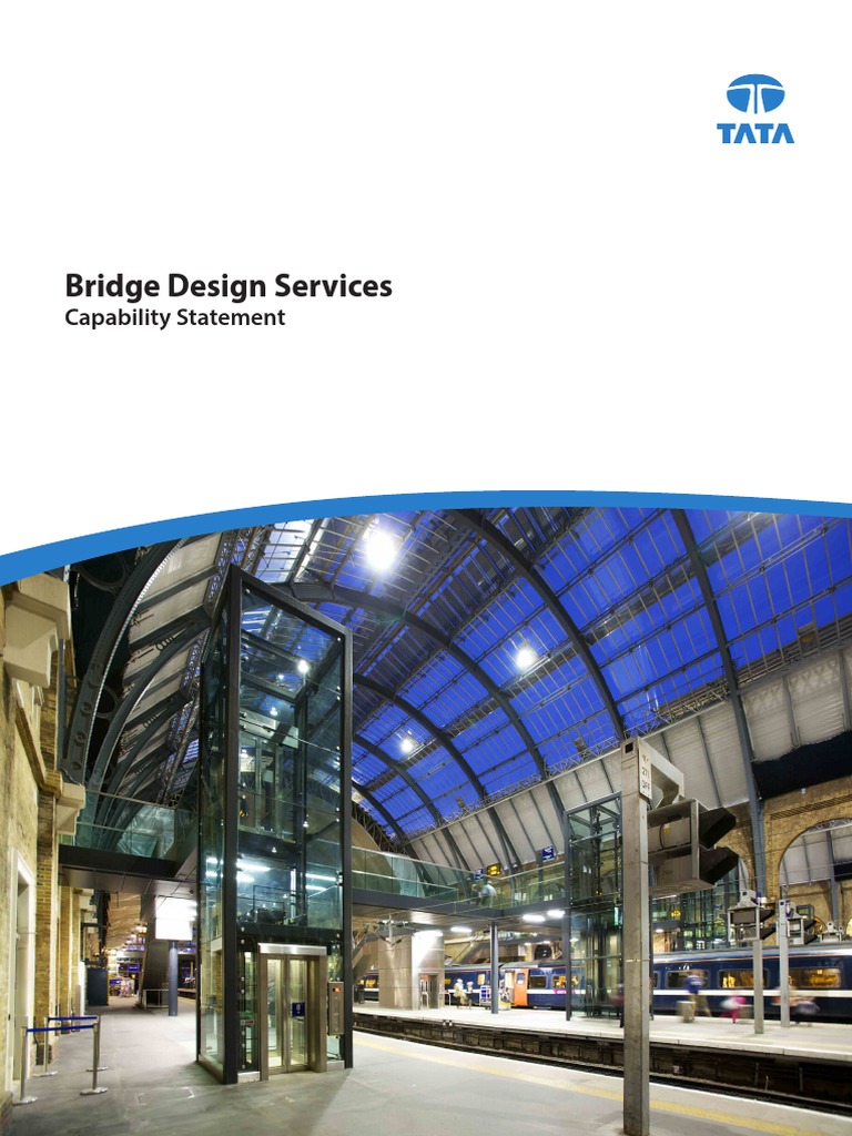 Bridge Design Capability Statement | PDF | Rail Transport | Bridge