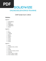CSWA Sample Test 1 | PDF | Teaching Methods & Materials