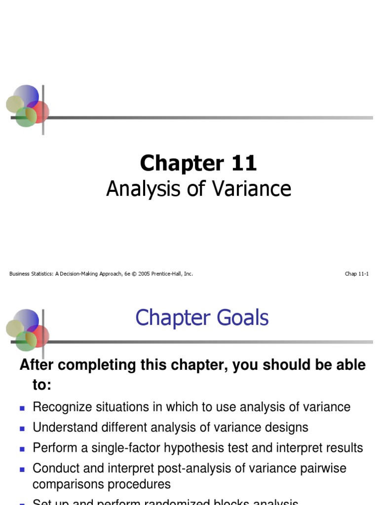 Anova Pdf F Test Analysis Of Variance 2581