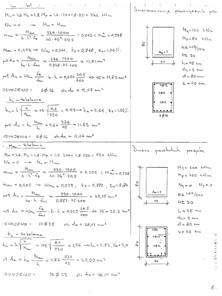 Betonske Konstrukcije | PDF