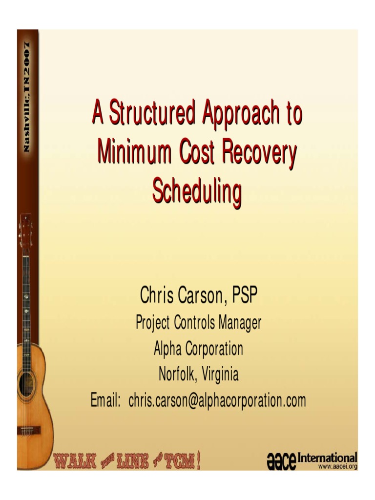 Cost Recovery12378131133 Phpapp01 | PDF | Project Management | Recovery ...