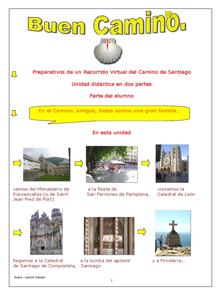 Preparativos Virtuales Camino Santiago | PDF | Idiomas