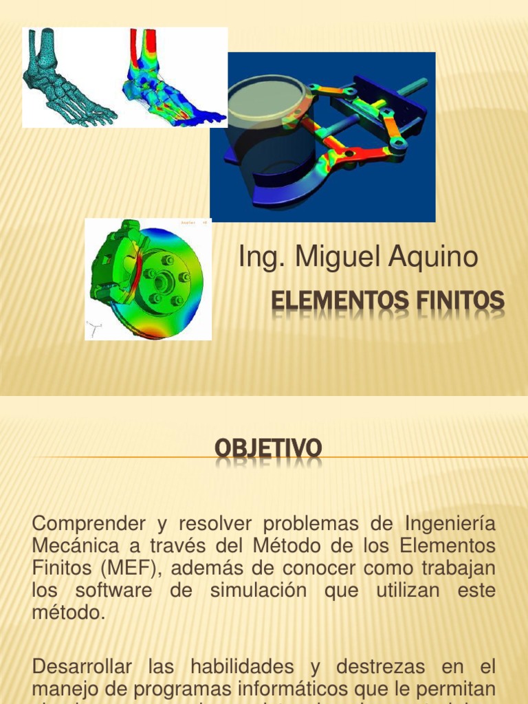 Elementos Finitos - Contenido | PDF | Doblar | Mecánica
