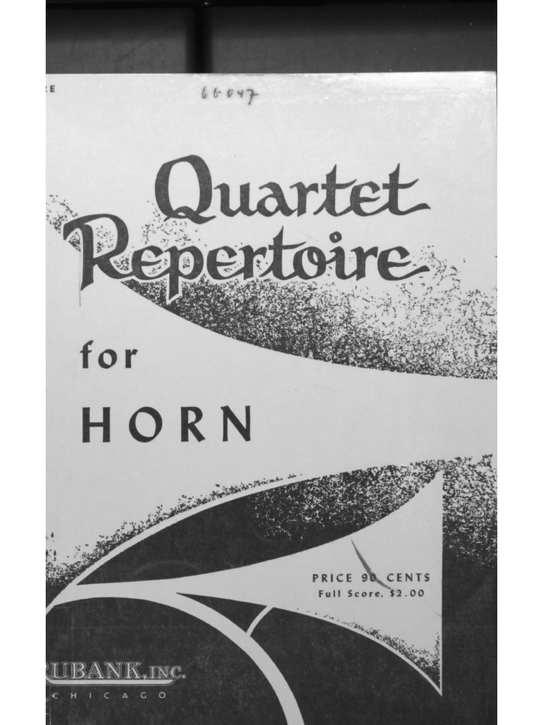 Horn Quartette | PDF