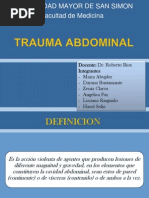 Trauma Abdominal ATLS Enzo | PDF | Abdomen | Lesión