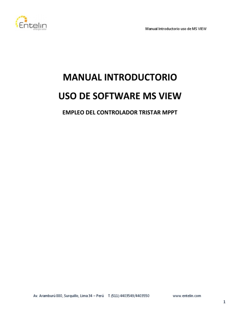 Manual Introductorio Ms View | PDF | Arquitectura de Computadores | Ingeniería Informática