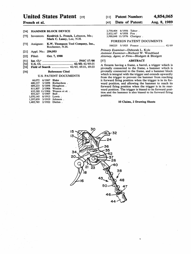 United States Patent [19]: Patent Number: Date of Patent: [11] [45] [54 ...