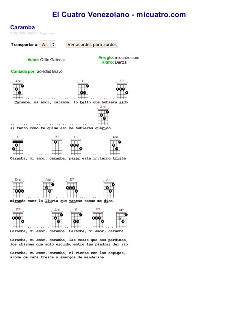 Caramba | PDF | Poesía