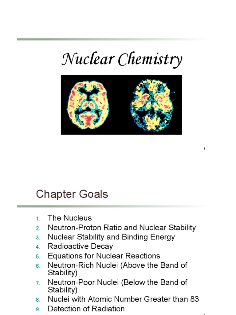 Nuclear Chemistry | PDF | Nuclear Physics | Neutron