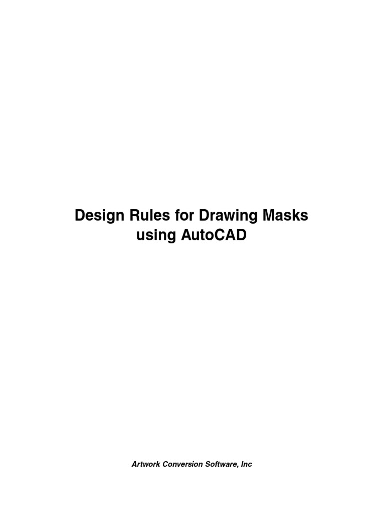 Autocad Rules PDF | PDF | Auto Cad | Vertex (Geometry)