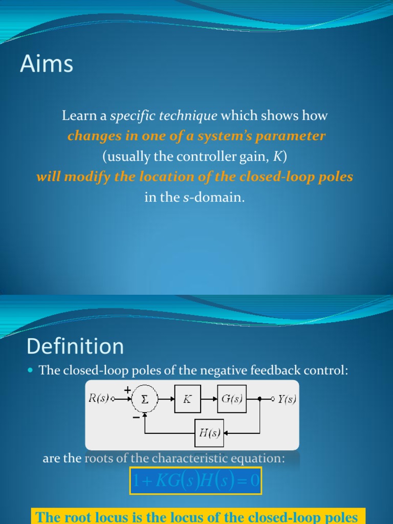 Control-Root Locus | PDF | Applied Mathematics | Systems Theory