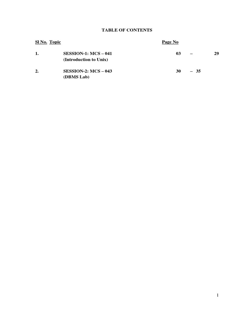 Mcsl-045 Lab Manual | PDF | Computer File | Directory (Computing)