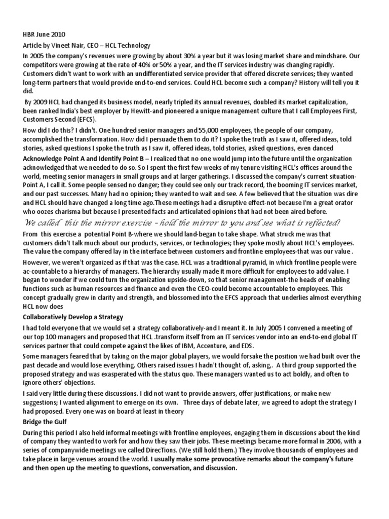 HCL Abbreviated | PDF | Conversation | Employment