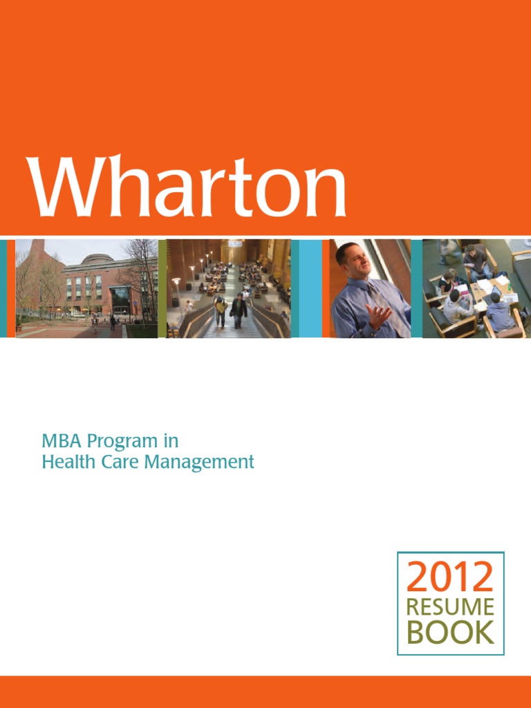 Resume Book 2012 | PDF | Wharton School Of The University Of ...