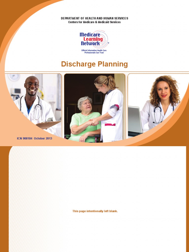 Discharge Planning Booklet ICN908184 | PDF | Palliative Care | Nursing ...