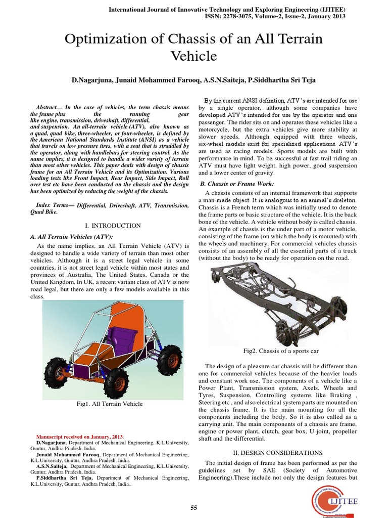 Chassis Design | PDF | Suspension (Vehicle) | Land Vehicles