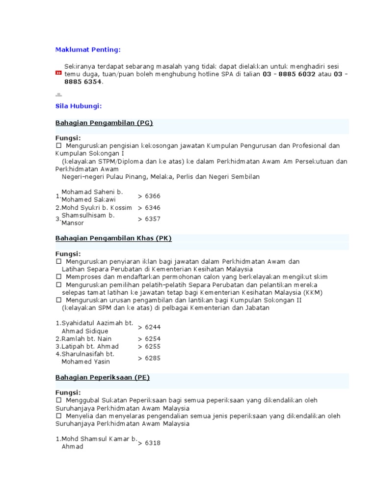 Maklumat Penting | PDF