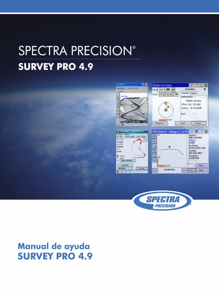 Manual de Ayuda Survey Pro 4.9 | PDF | Apoyo | Archivo de computadora