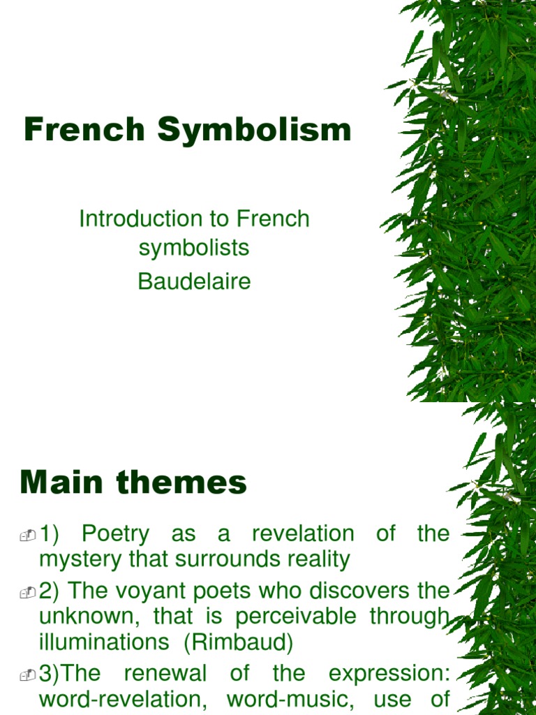 Understanding French Symbolism and Baudelaire | PDF | Poetry | General ...