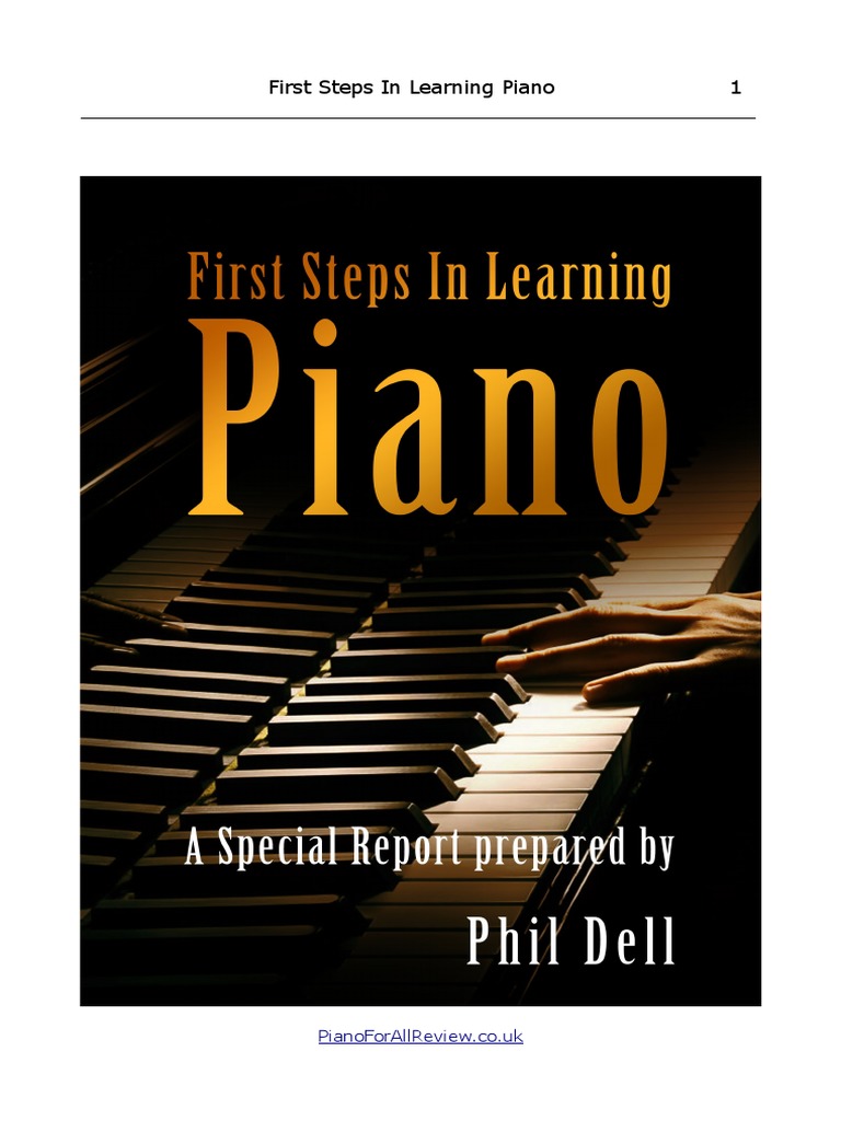 First Steps in Learning Piano | PDF