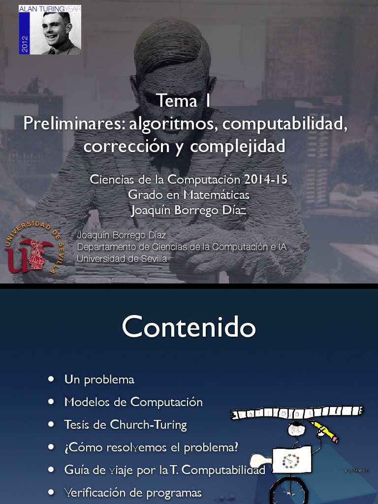 Introducción A La Teoría de La Computabilidad | PDF | Teoría de la computabilidad | Alan Turing