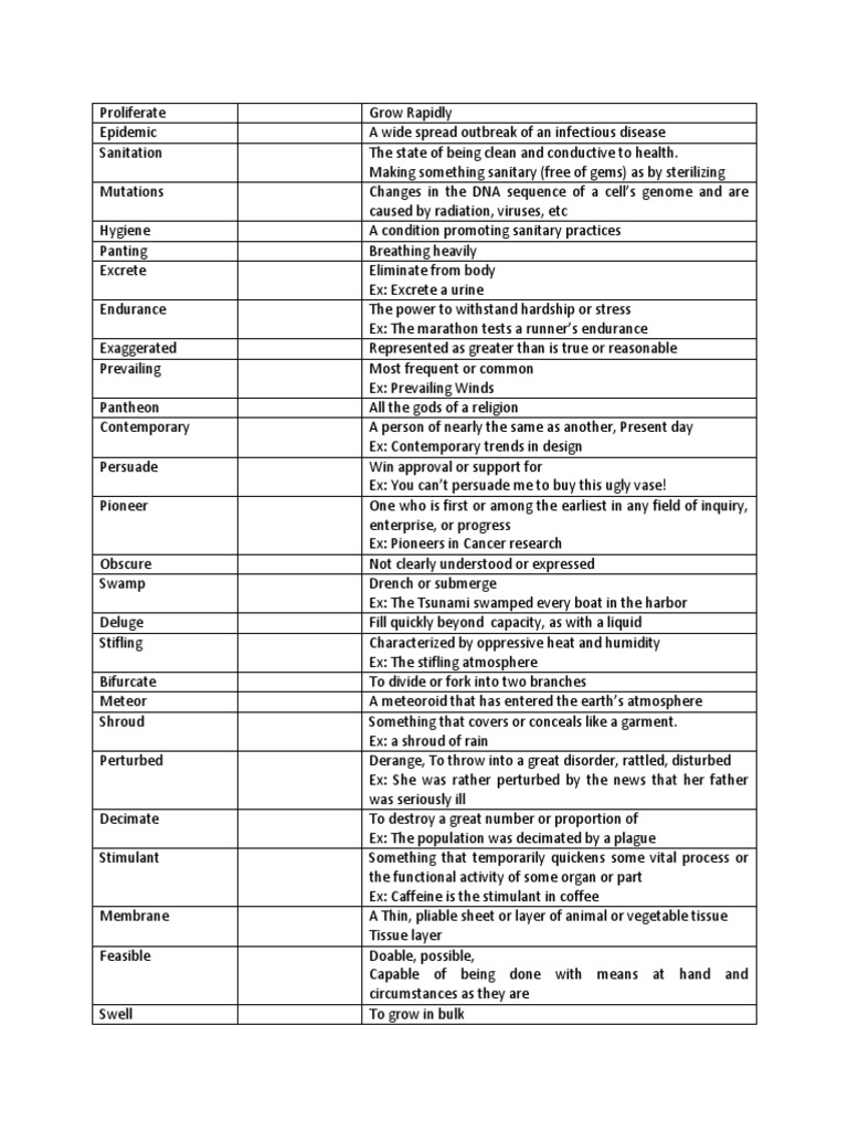 GMAT Vocabulary | Sanitation | Meteoroid | Free 30-day Trial | Scribd