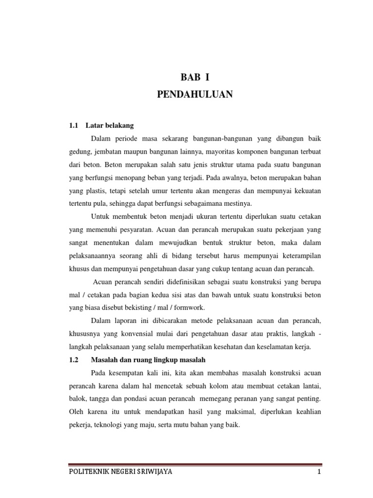 Acuan Perancah 2 | PDF