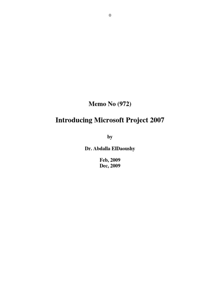 Introducing Microsoft Project 2007 Pdf Dialog Box Double Click