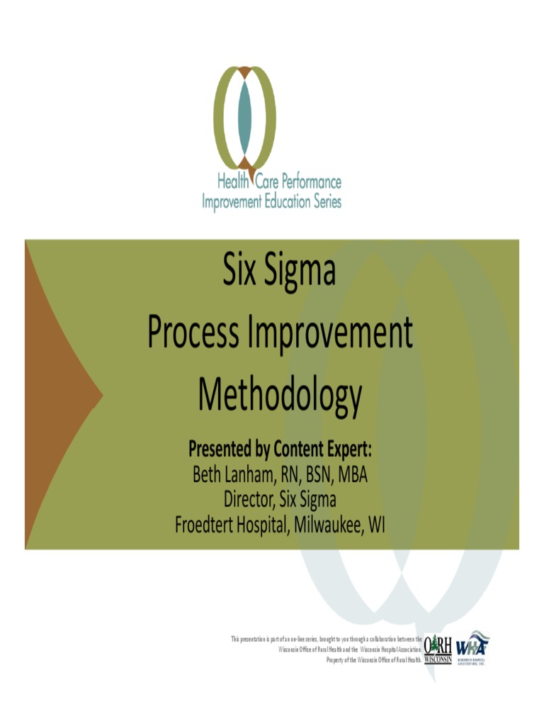 Lean Six Sigma For Healthcare | PDF | Six Sigma | Hand Washing