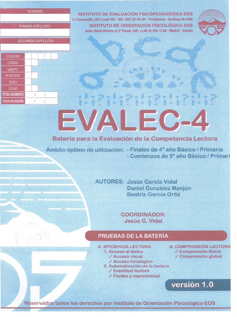 Evalec 4 | PDF