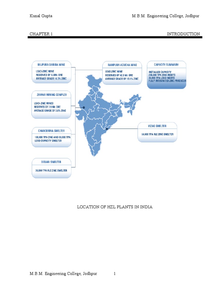 HZL Chanderiya Pyro Training Report | PDF | Chemical Reactor | Lead