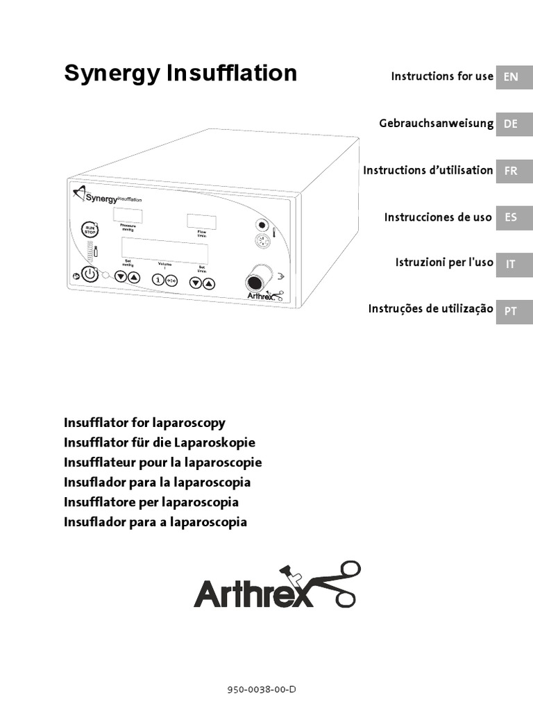 Synergy Insufflation - Instructions D'utilisation | PDF