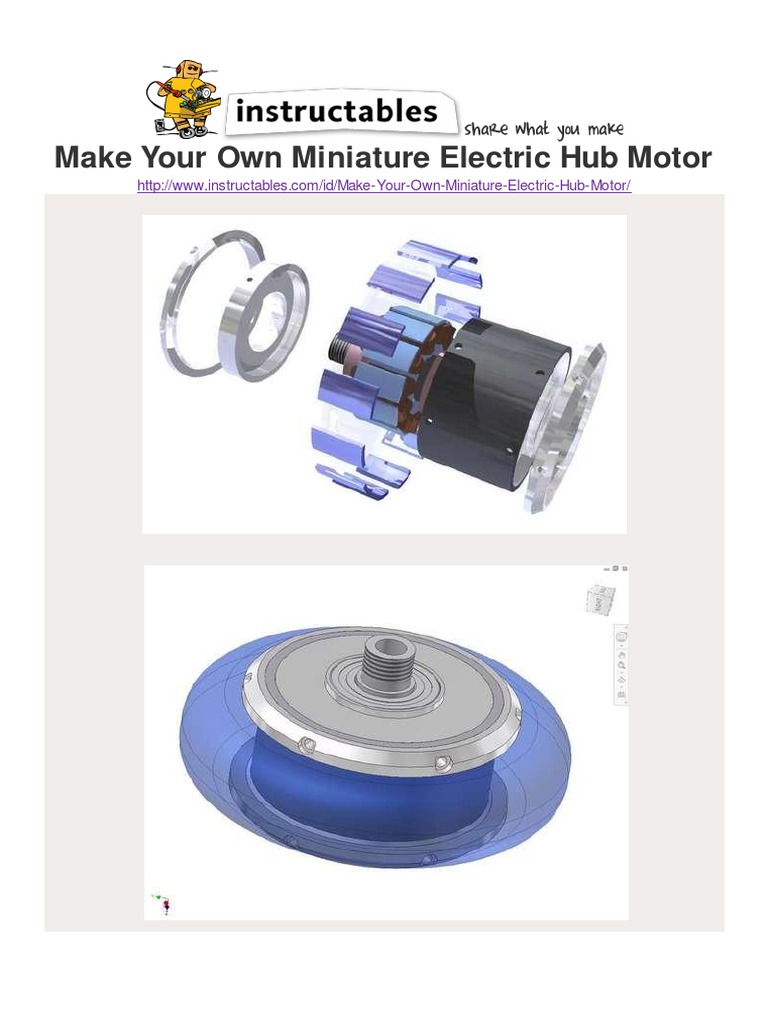 0.make Your Own Miniature Electric Hub Motor... 2 PDF | PDF ...