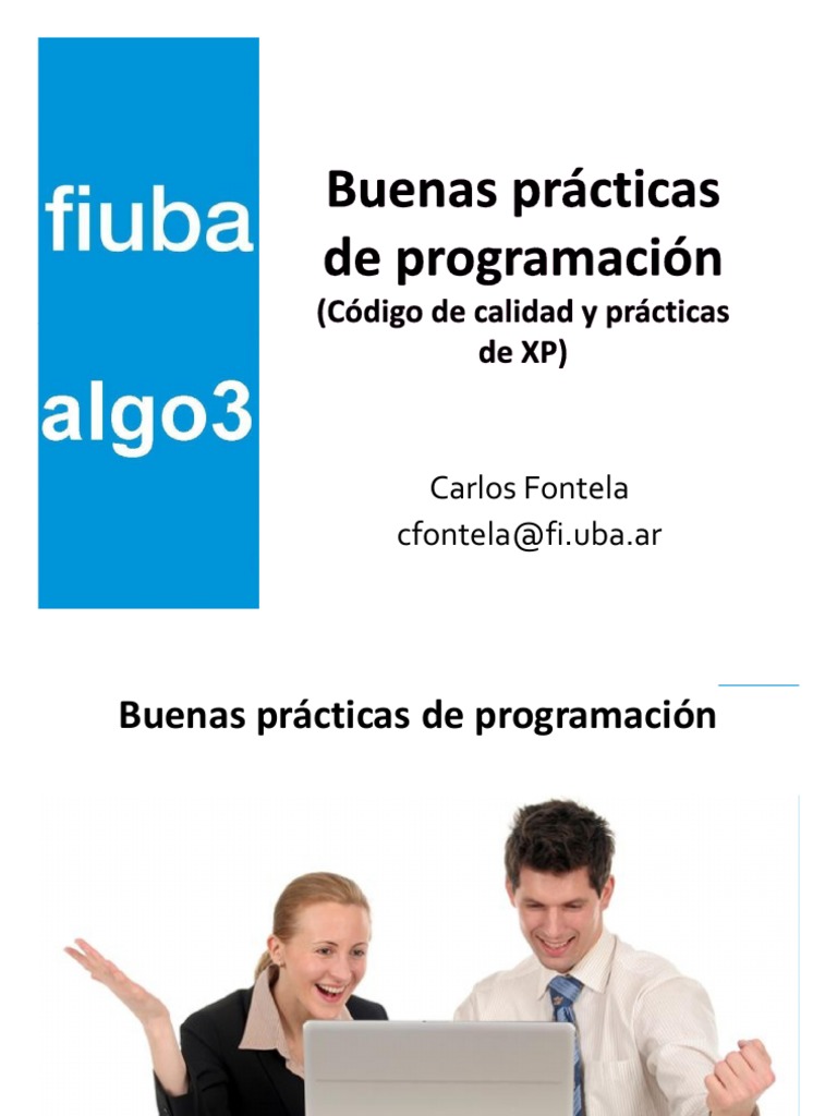 Buenas Prácticas de Programación | PDF | Programación de computadoras ...