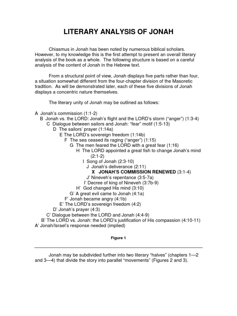 Chiasmus in Jonah | PDF | Jonah | Repentance