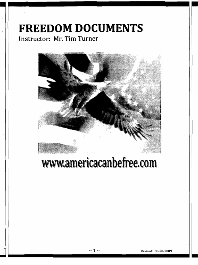 Freedom Documents by Tim Turner | PDF | Admiralty Law | Government