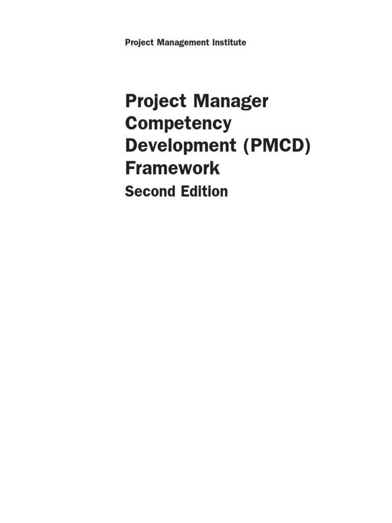 PMCD Framework | PDF | Project Management | Competence (Human Resources)