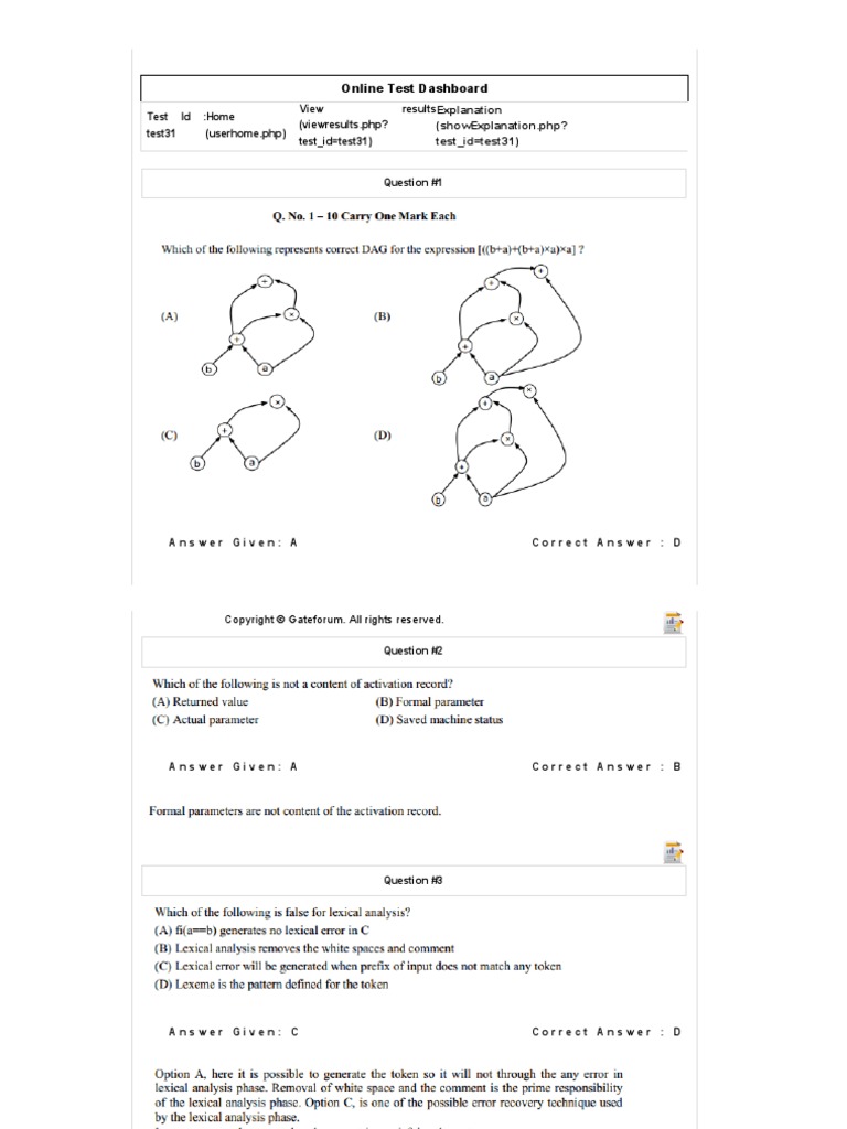 Gateforum Test Series Pdf 