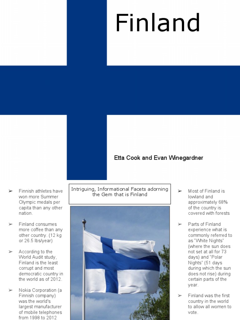 Finland Powerpoint 1 | PDF | Finland | Students