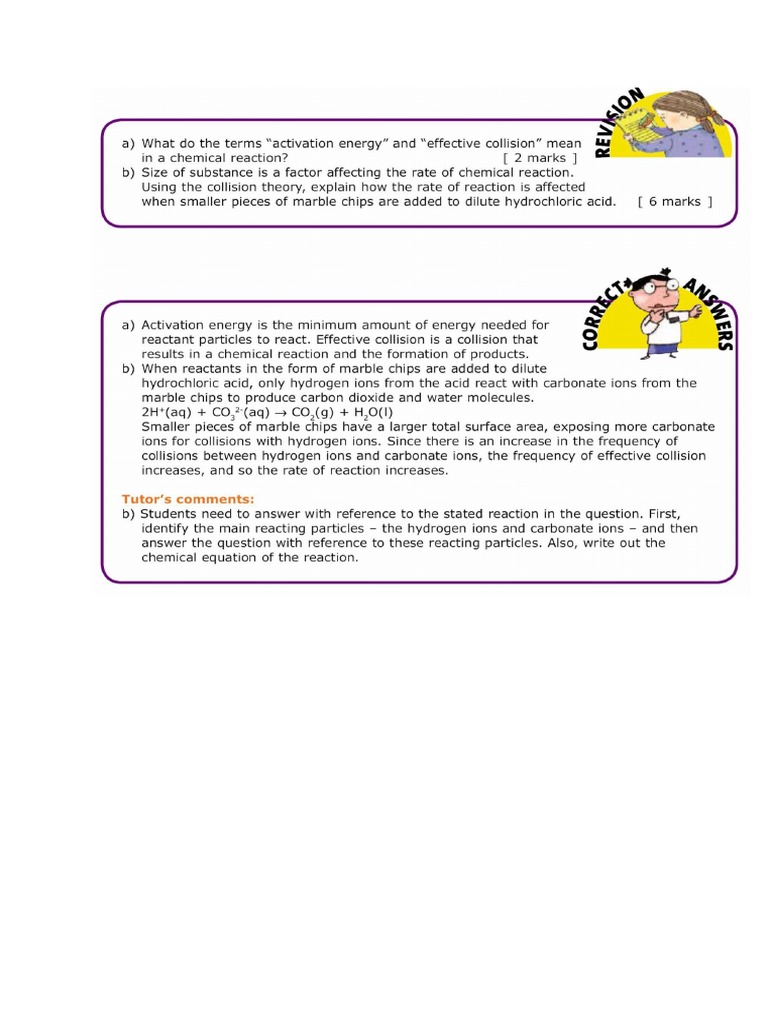 Answering Techniques Chemistry SPM | PDF